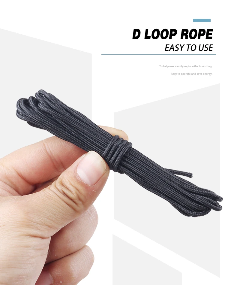 Spg Archery Bowstring D-loop Rope Ring Hook Compound Bow And Arrow Set ...