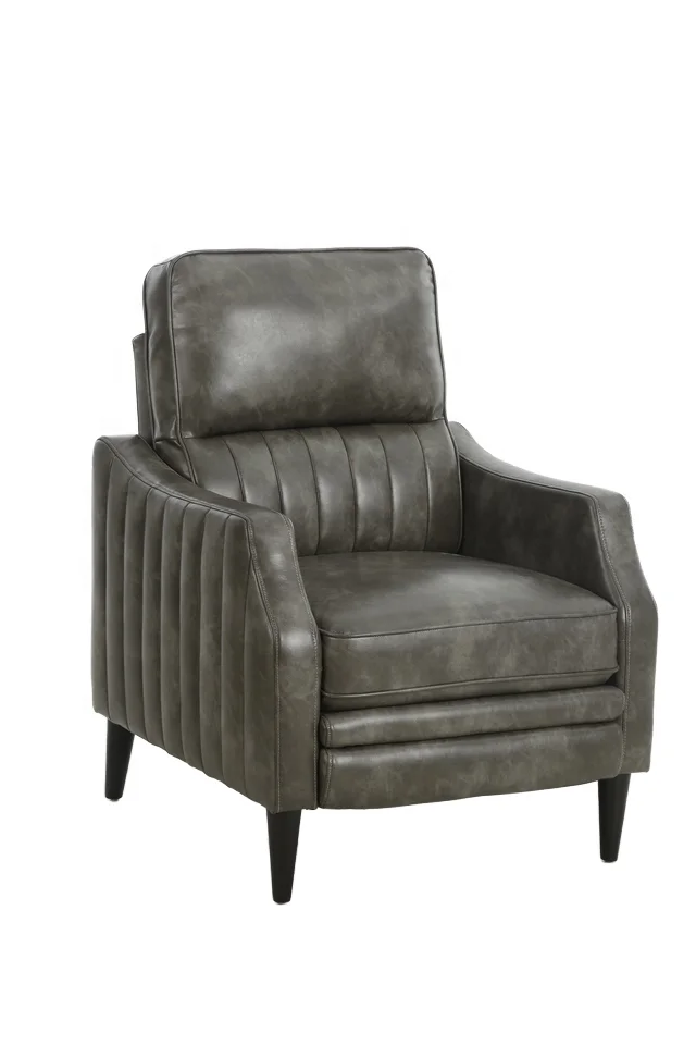 Modern SX-81350 One-Seater Recliner with Metal Frame PU Upholstery Push ...
