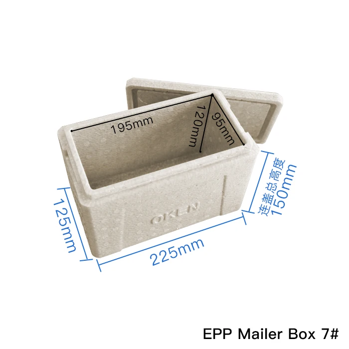 Oken Epp Insulated Lightweight Foam Packaging Shipping Boxes For ...