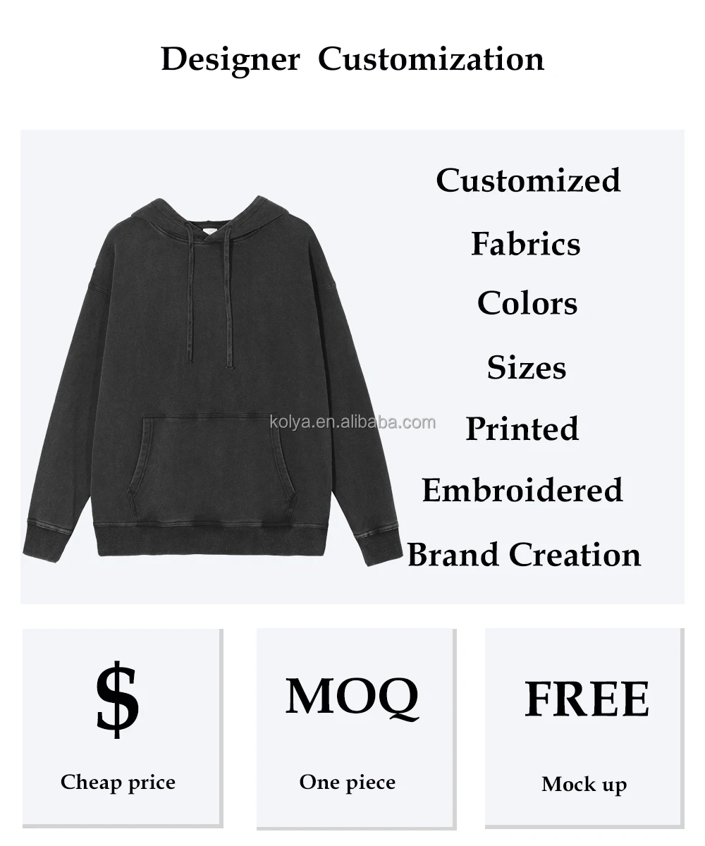 Sweatshirt Manufacturing High Quality 600g Thick Weight Reversible Velvet Sweatshirt Fashion ...