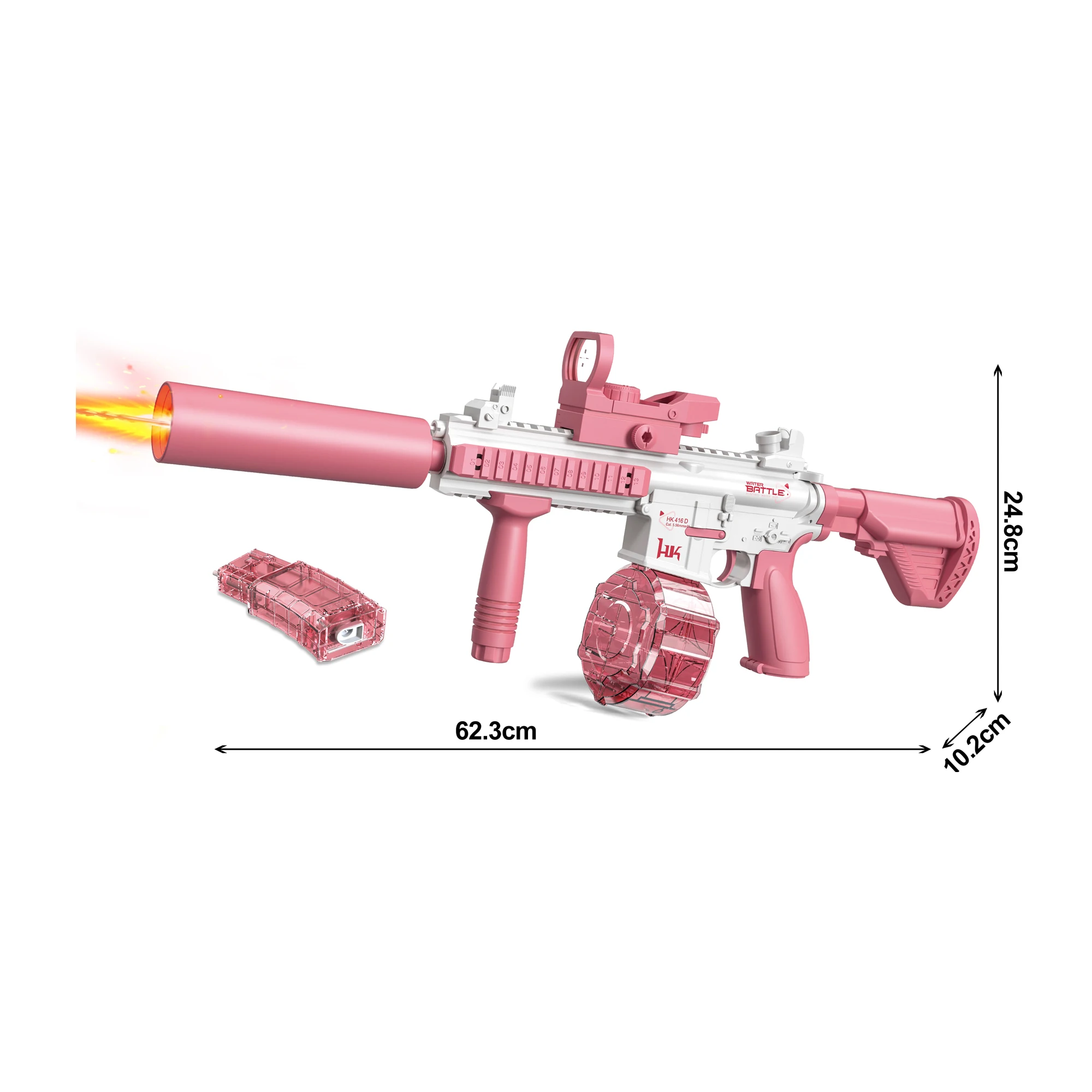Fully Automatic Continuous Electric M416 Water Gun Educational Toy For ...
