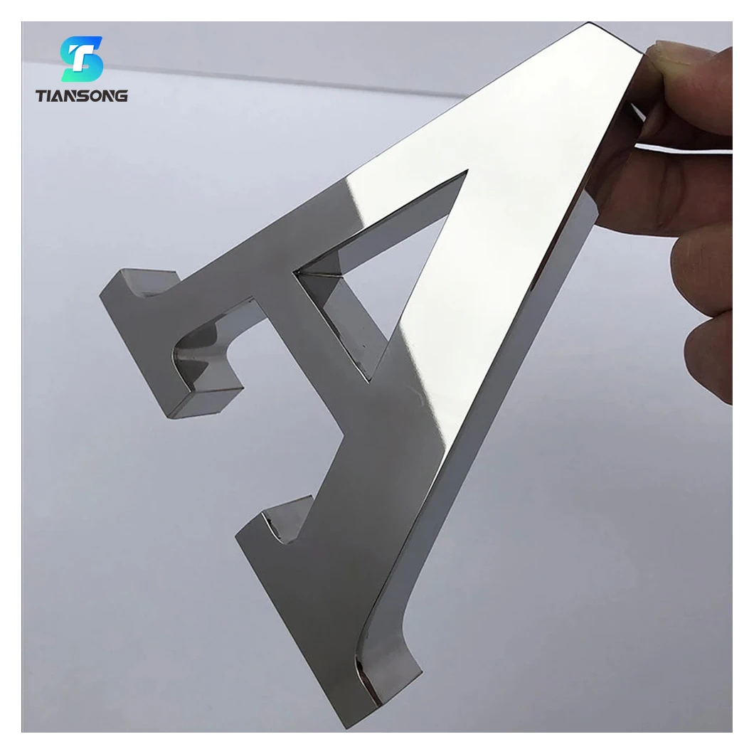 3D Acrylic Signage - Durable Stainless Steel Storefront Letters