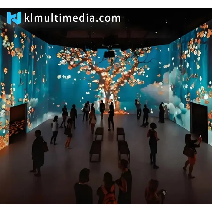 3D Immersive Rooms Wall Projector And Virtual Reality Room Experience ...