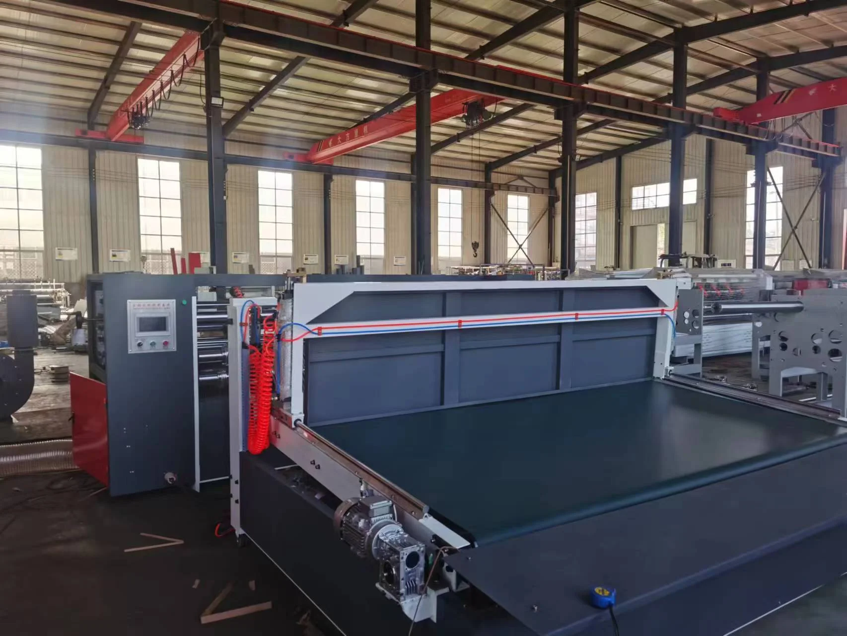 Lead Edge Feeder Automatic Thin Blade Slitter Scorer Machine With ...