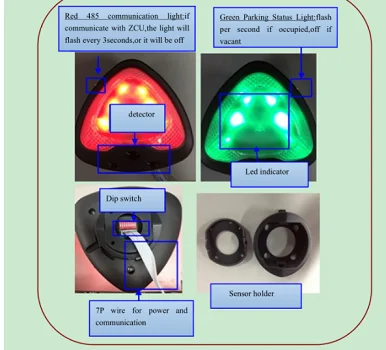 Keytop Rs485 Ultrasonic Sensor Detector With Led Status Indicator Light ...