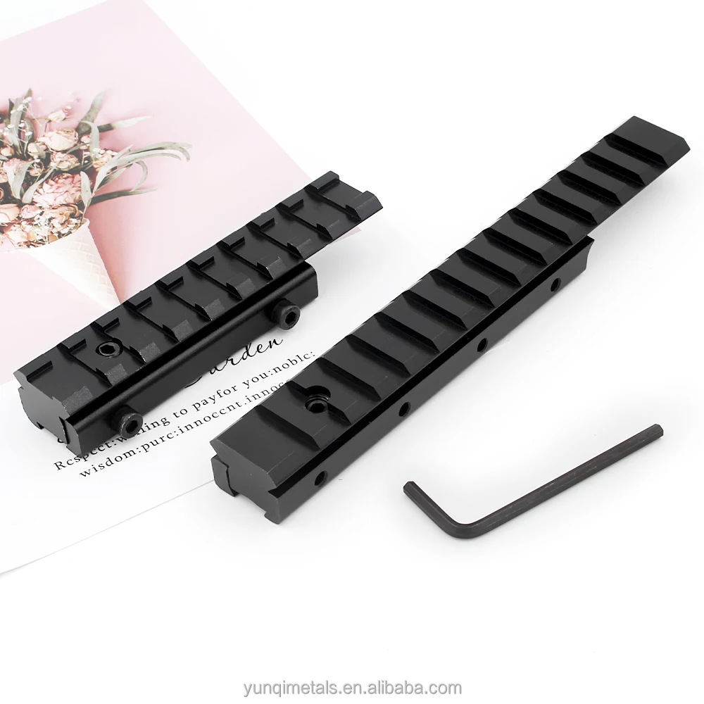 Aluminum Alloy Scope Mounting Brackets 155mm Extension Base 11mm To ...