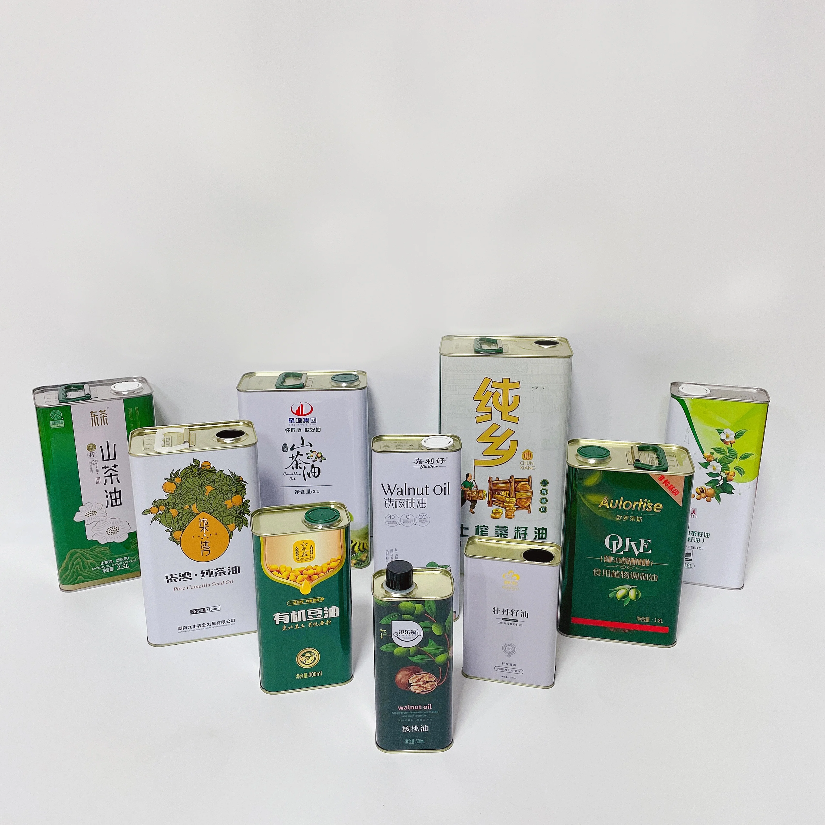 Custom Metallic Can Olive Oil Cooking Oil 3 Lt Tin - Buy Cooking Oil ...