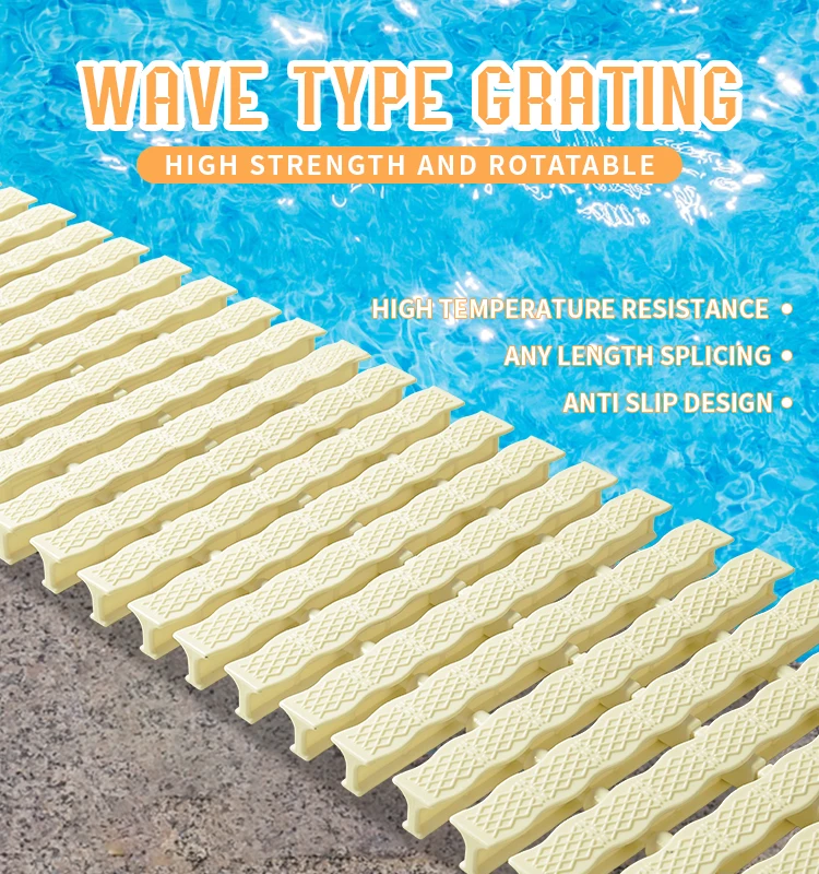 Swimming Pool Plastic Pool Grating - ABS Material 25cm