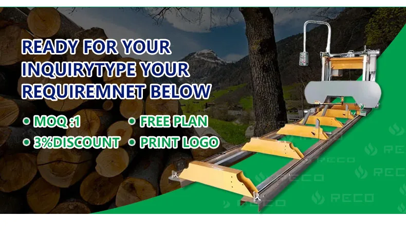 Portable Sawmill Trailer Mini Circular Sawmill Logosol F2 Chainsaw ...