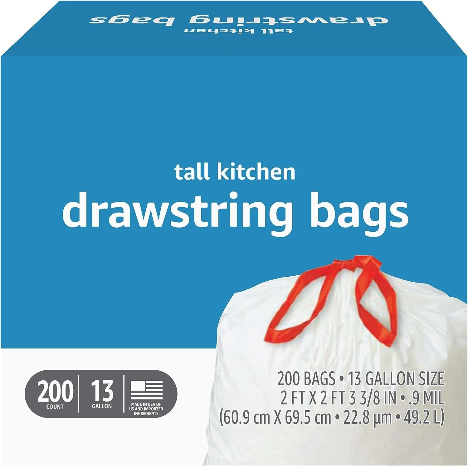 YC Personnalisee Customized Logo LDPE HDPE Recycle Plastic Trash Bag 13 ...