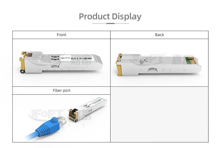 Gigabit SFP+ RJ45 Copper Module - 30M 80M Ethernet Transceiver