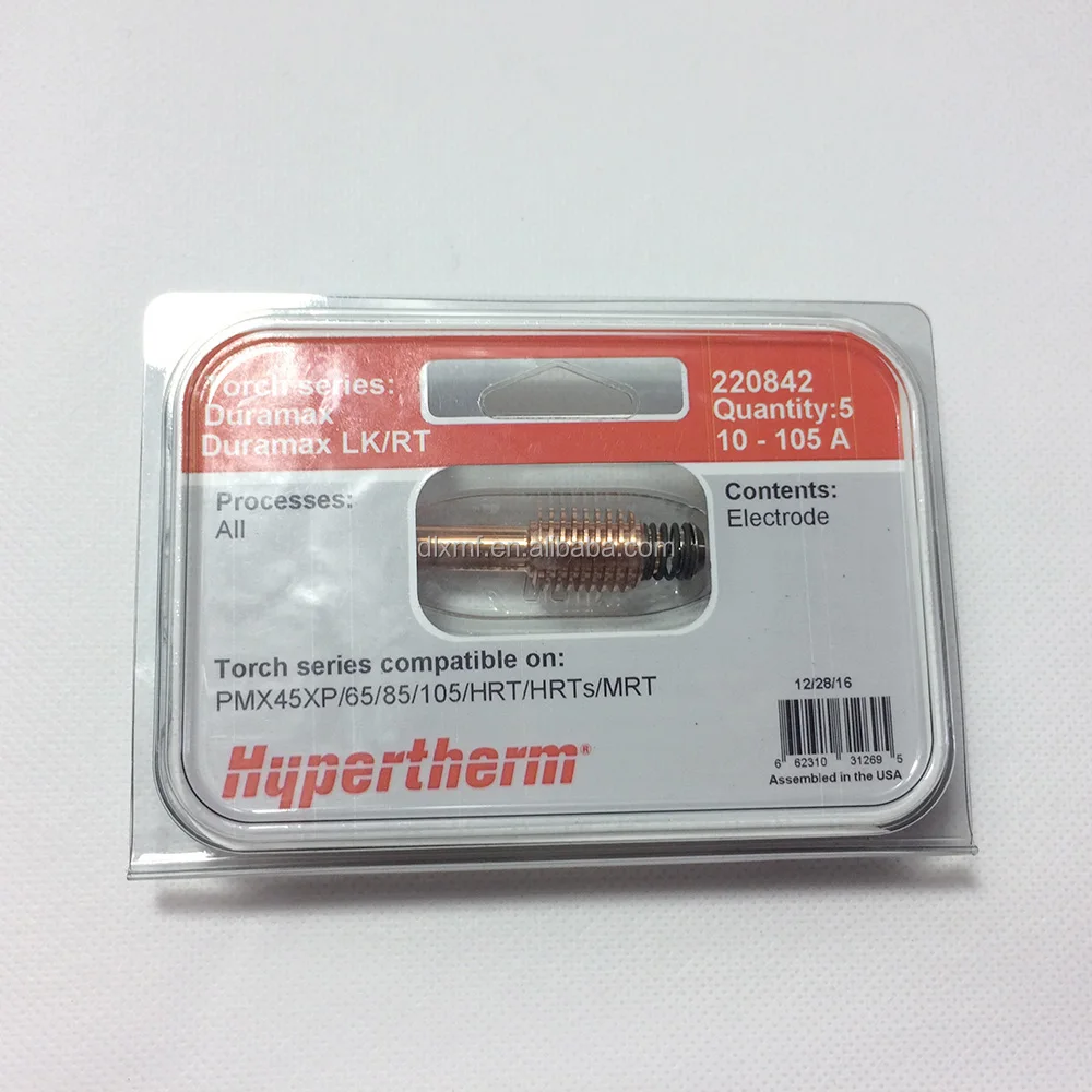 Hypertherm Powermax 220842 Electrode & Cutting Tips for Plasma Cutting ...