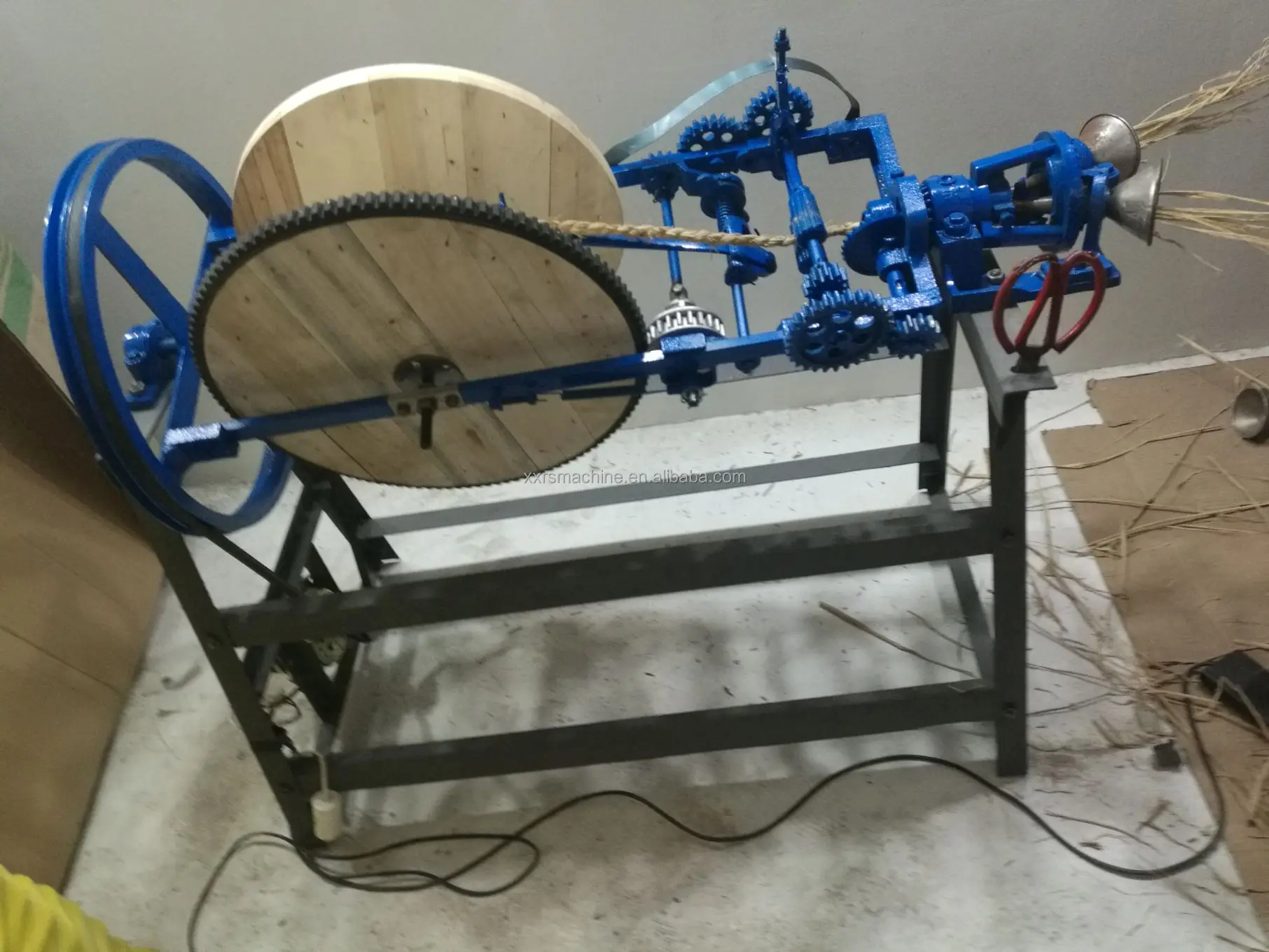 Manual Rice Straw Recycling Knitting Machine - High Productivity