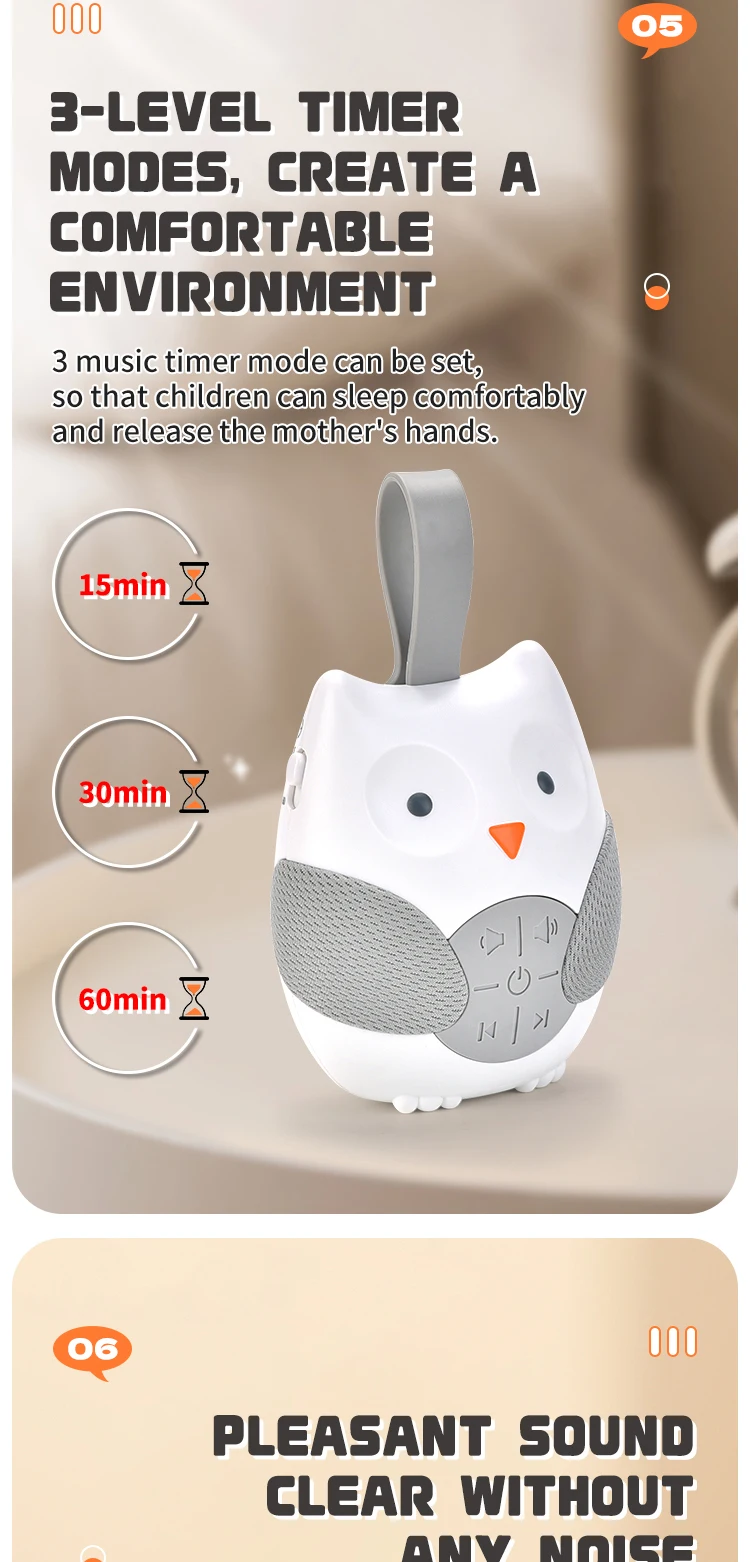 Sleeping Soothing Baby Cartoon Cute Koala And Owl Shape Electric Music ...