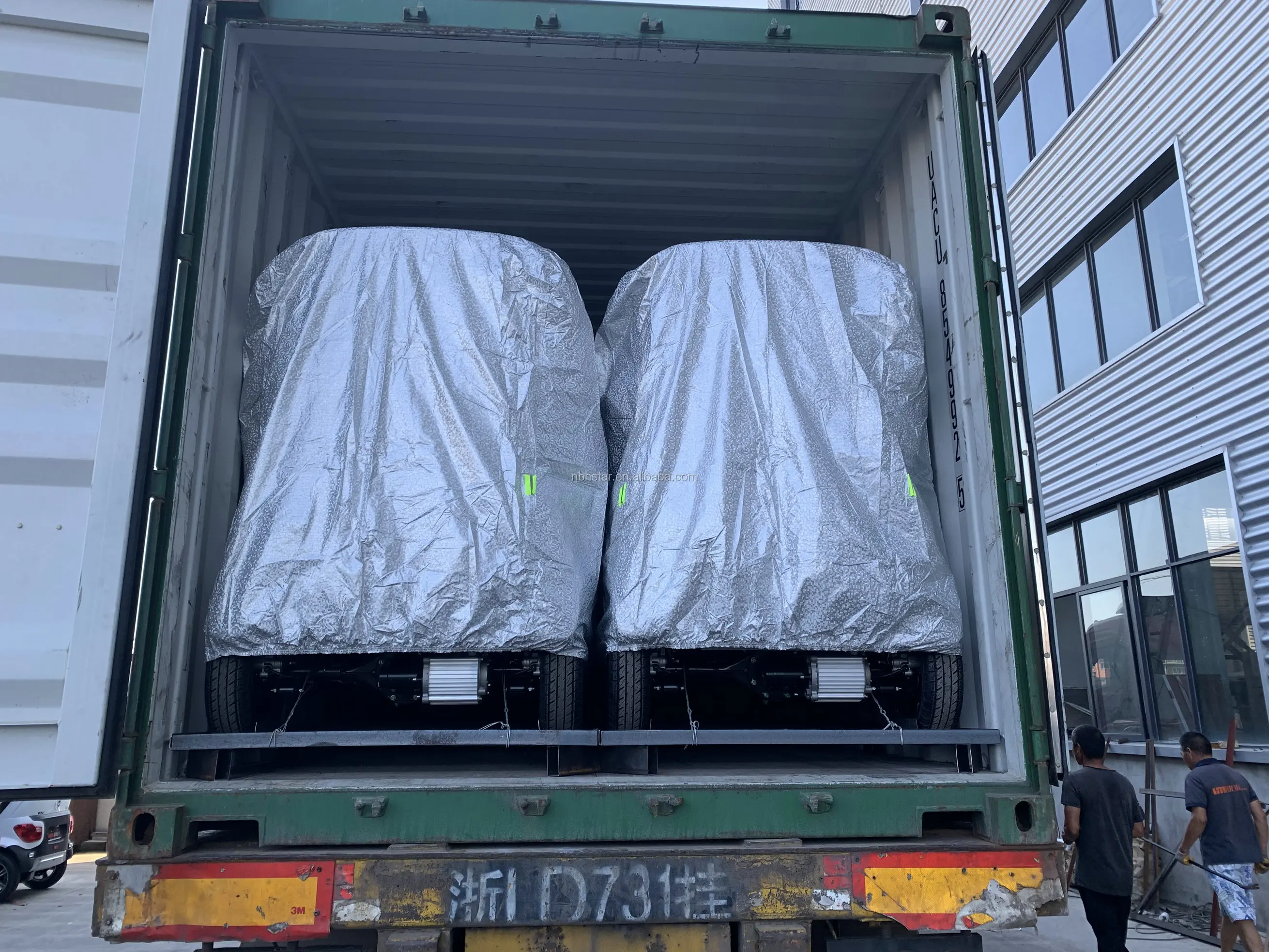 Yunlong Electric Car J4 - 2 Seats, 2000W Motor, EEC COC Approval