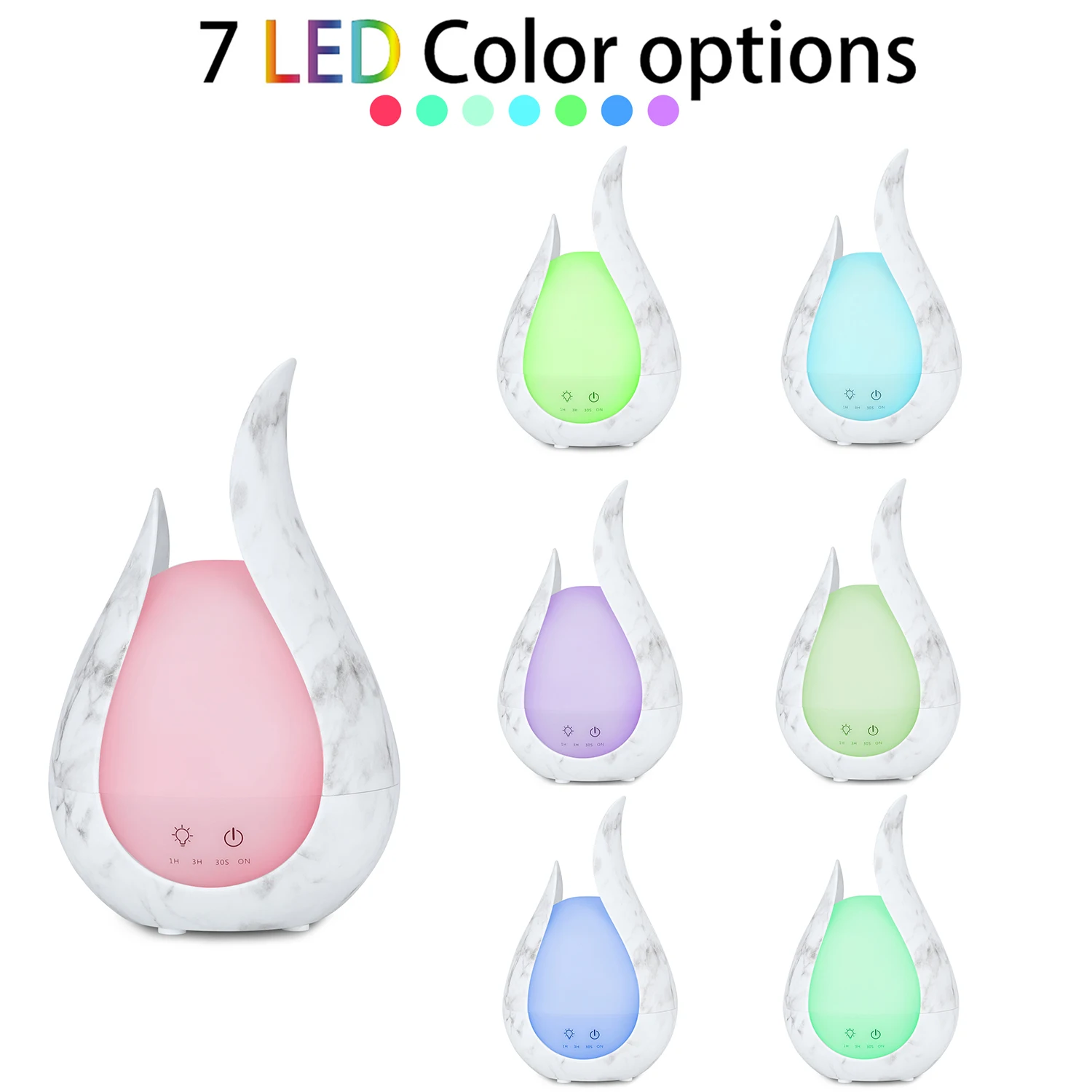 Newest 200ml Led Light Electric Essential Oil Aroma Difuser Ultrasonic ...