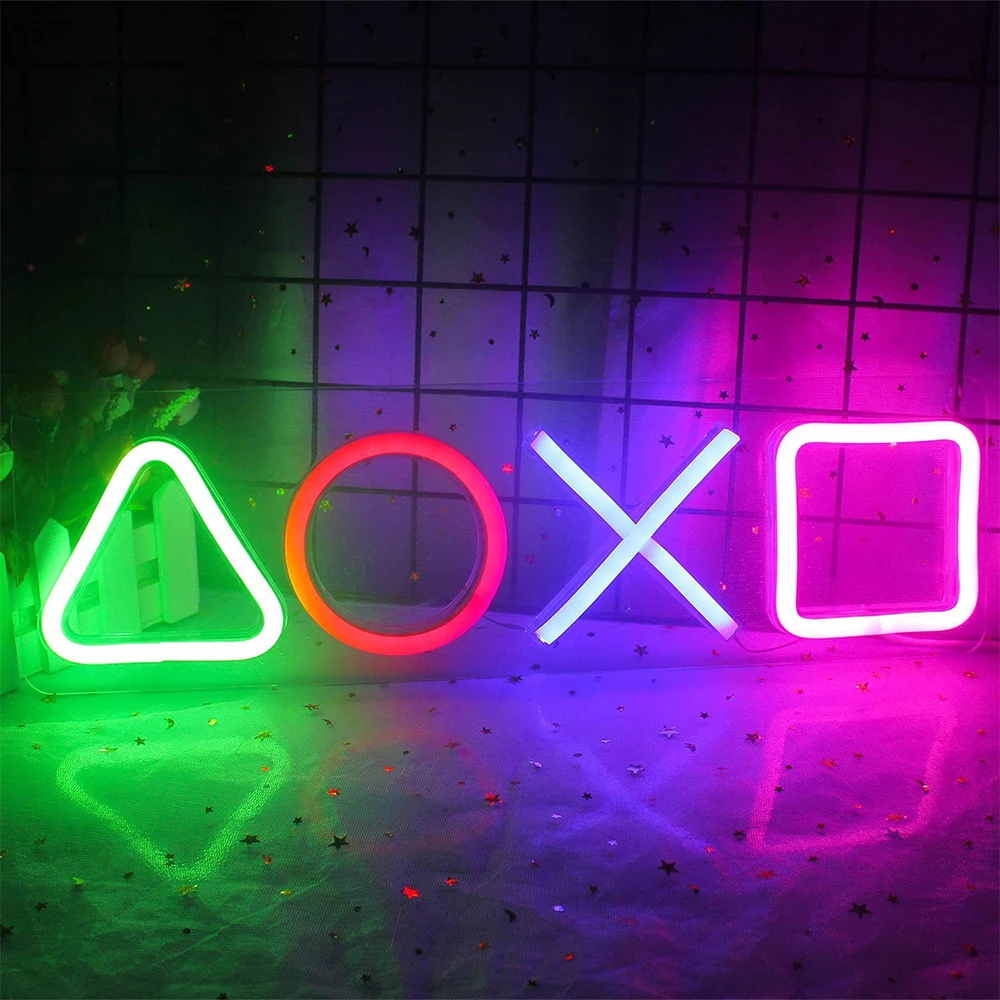 Gaming Neon Lights Signs Game Icon Lamp Atmosphere Light Ktv Ornament ...