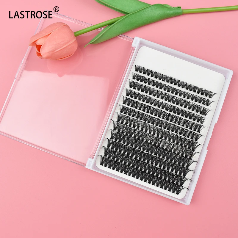 Private Label DIY Vegan Segmented Eyelashes Pre Cut Cluster Extension ...
