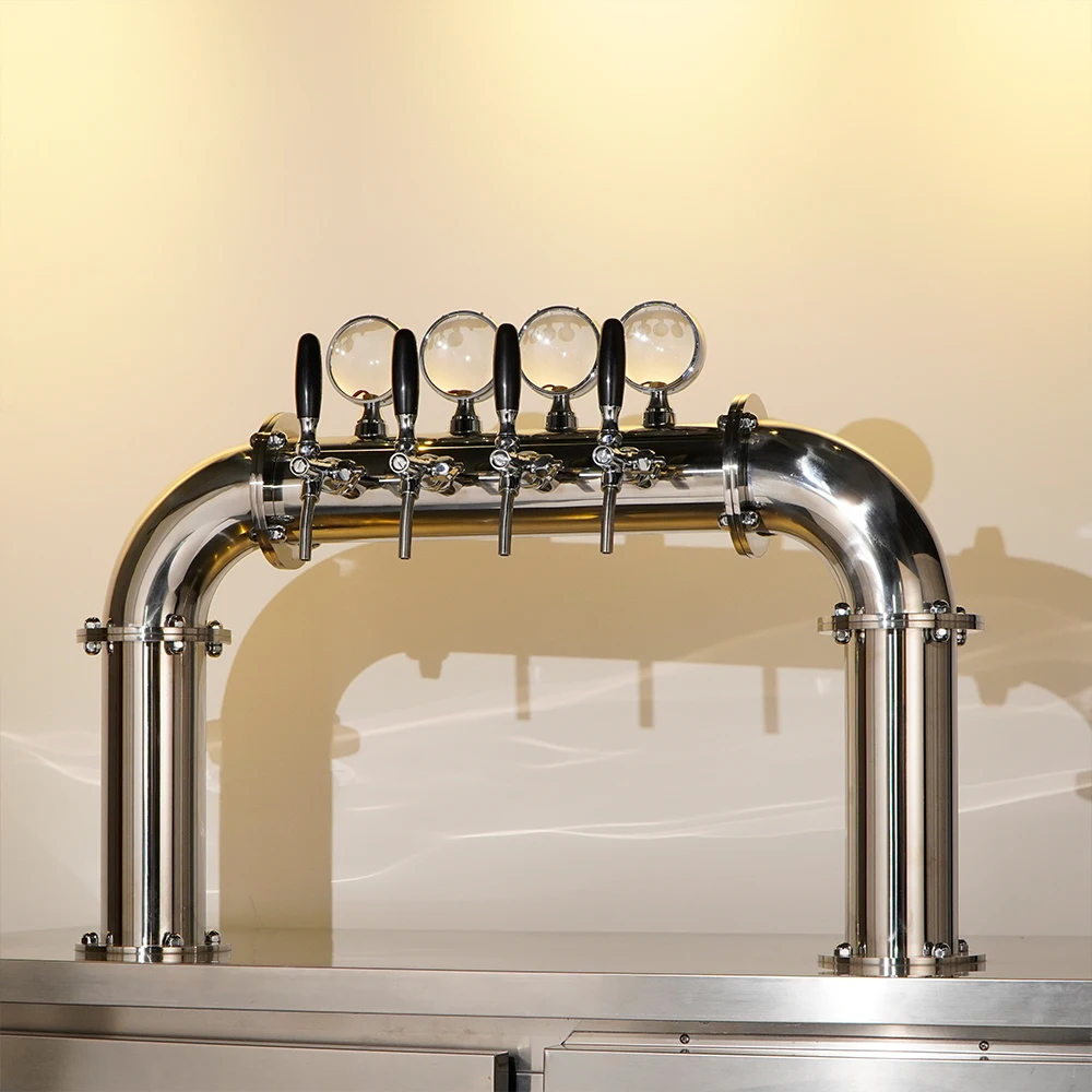Fuyong Cocktail Party Kegerator Beer Dispenser Dual Cooling Draft Beer ...