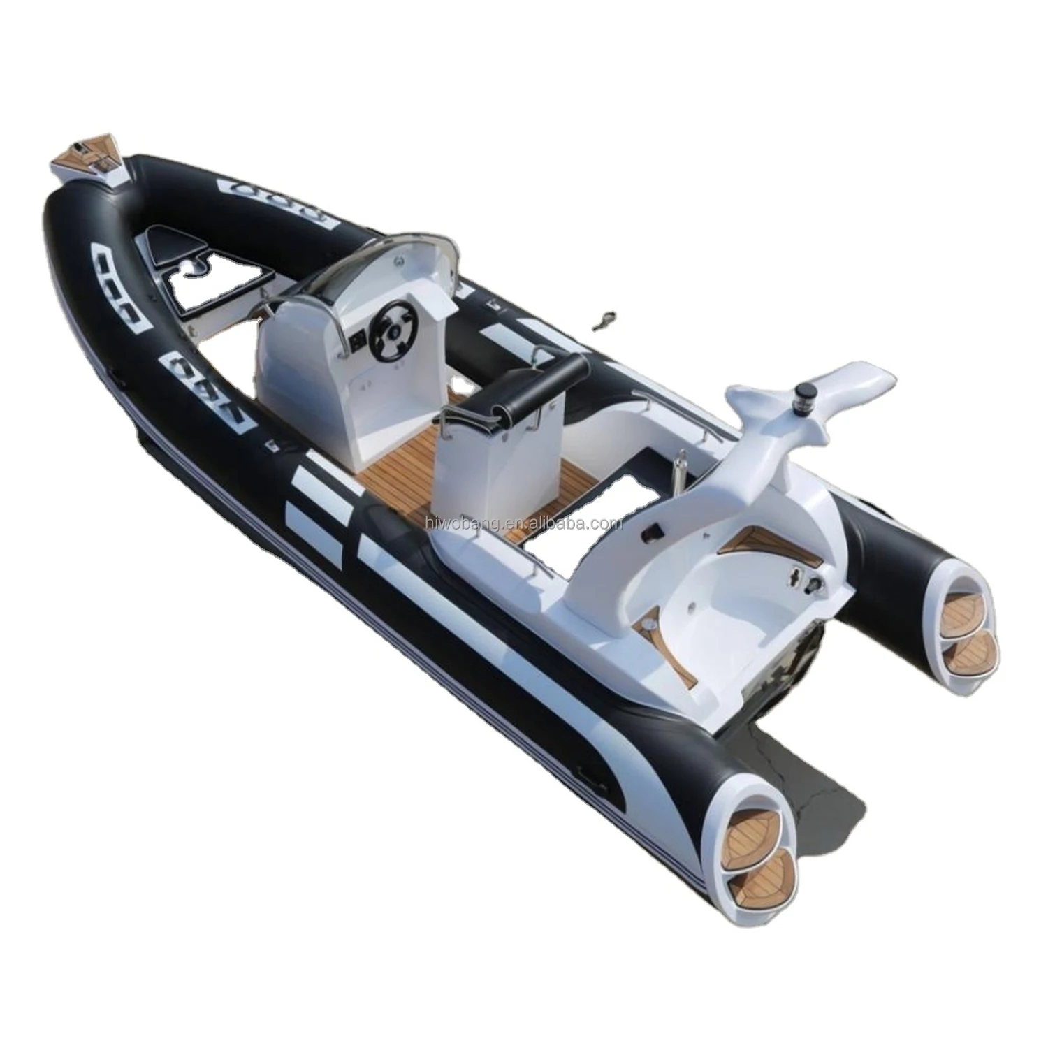 Aluminium Floor Inflatable Boat with Motor - Ideal for Fishing