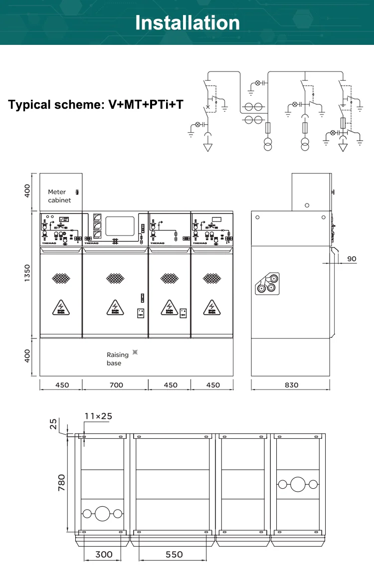 Tsr 11kv/24kv/33kv Switch Cabinet Solid Insulated Outdoor Intelligent ...