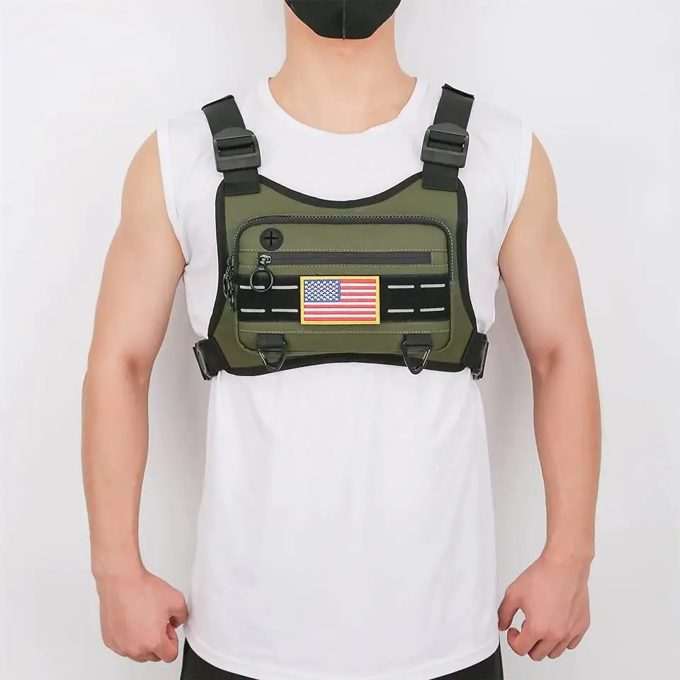 Tactical Chest Rig Bag - Waterproof & Adjustable for Sports