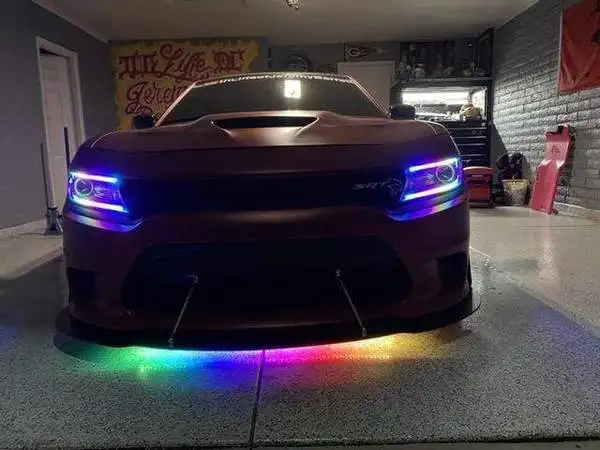 Sequential Switchback LED Strip - Chasing RGB Plus Amber