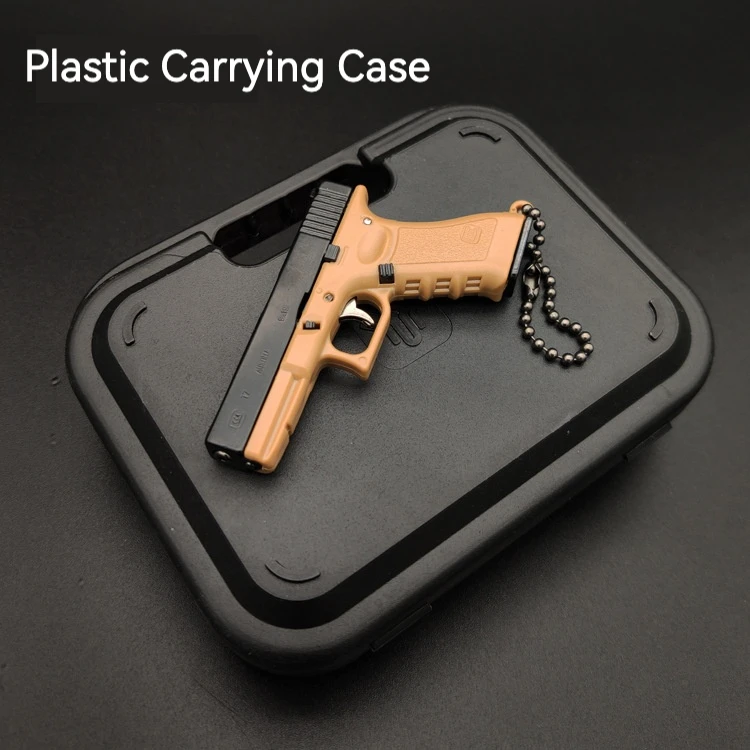 Keychain Glock Mini Metal Alloy Pistol Toy Gun Keychain 1:3 Glock 17 ...
