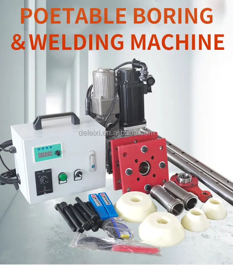 Automatic Portable Line Boring Machine for Repairing Excavators