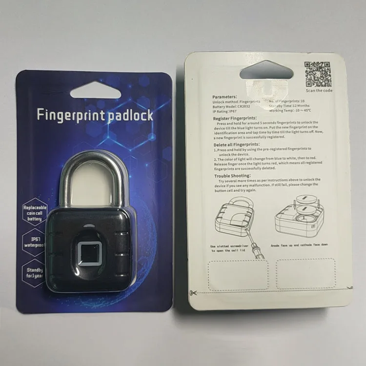 Tuya Ble Fingerprint Smart Padlock With Password Keypad - Buy Cheap ...
