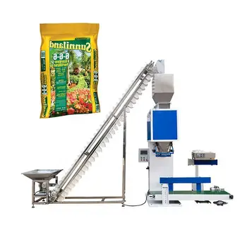 Semi Automatic 40kg 50kg Compost Packer Soil Gravel Bagging Packing ...