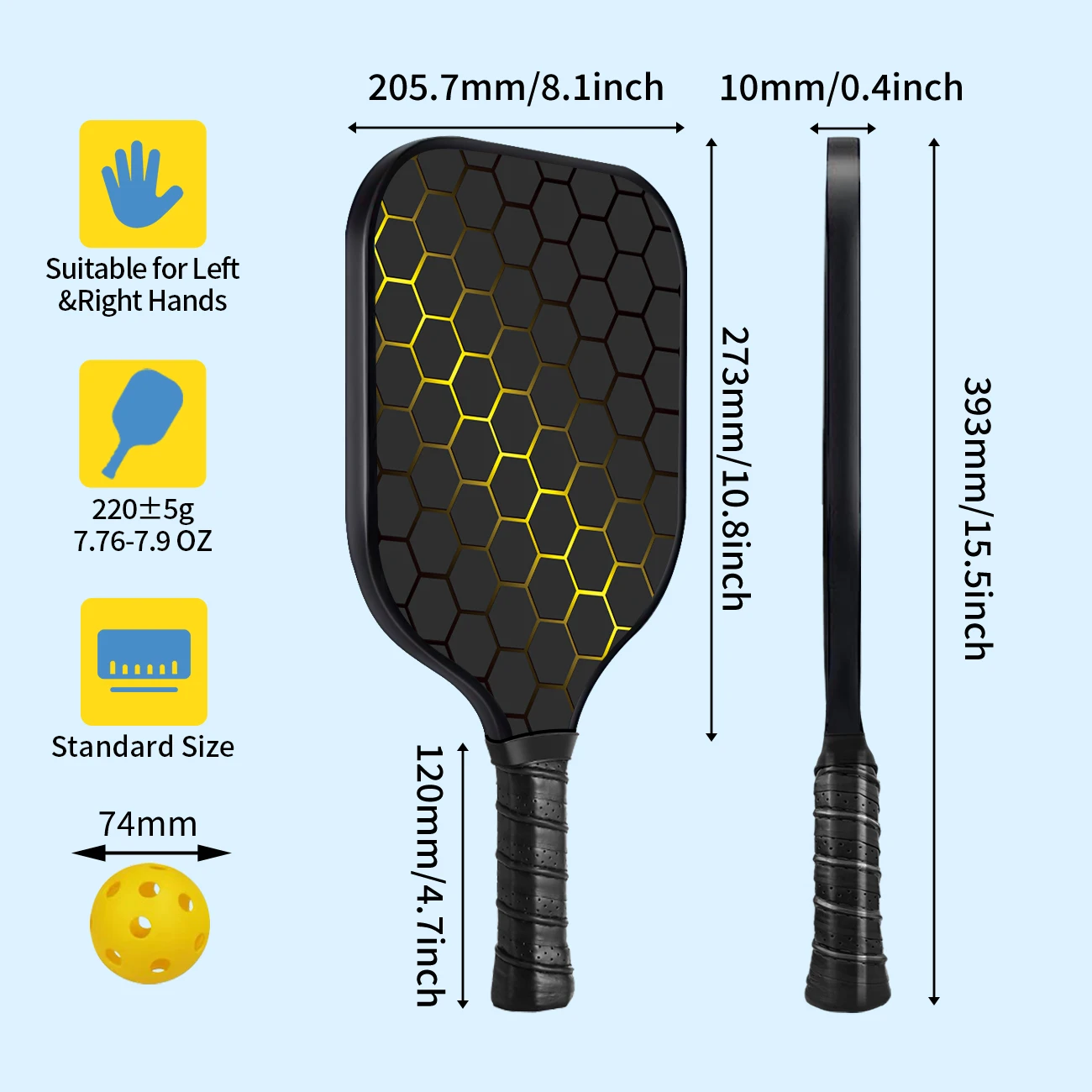 Wholesale Custom Pickleball Paddle - Carbon Fiber Pro