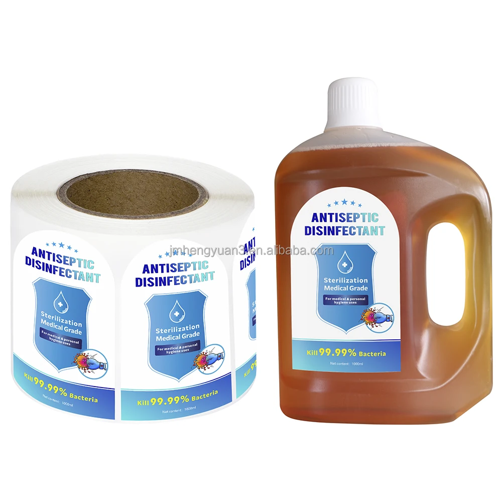 Custom Daily Chemical Bottle Packaging PP Label BOPP Printing ...