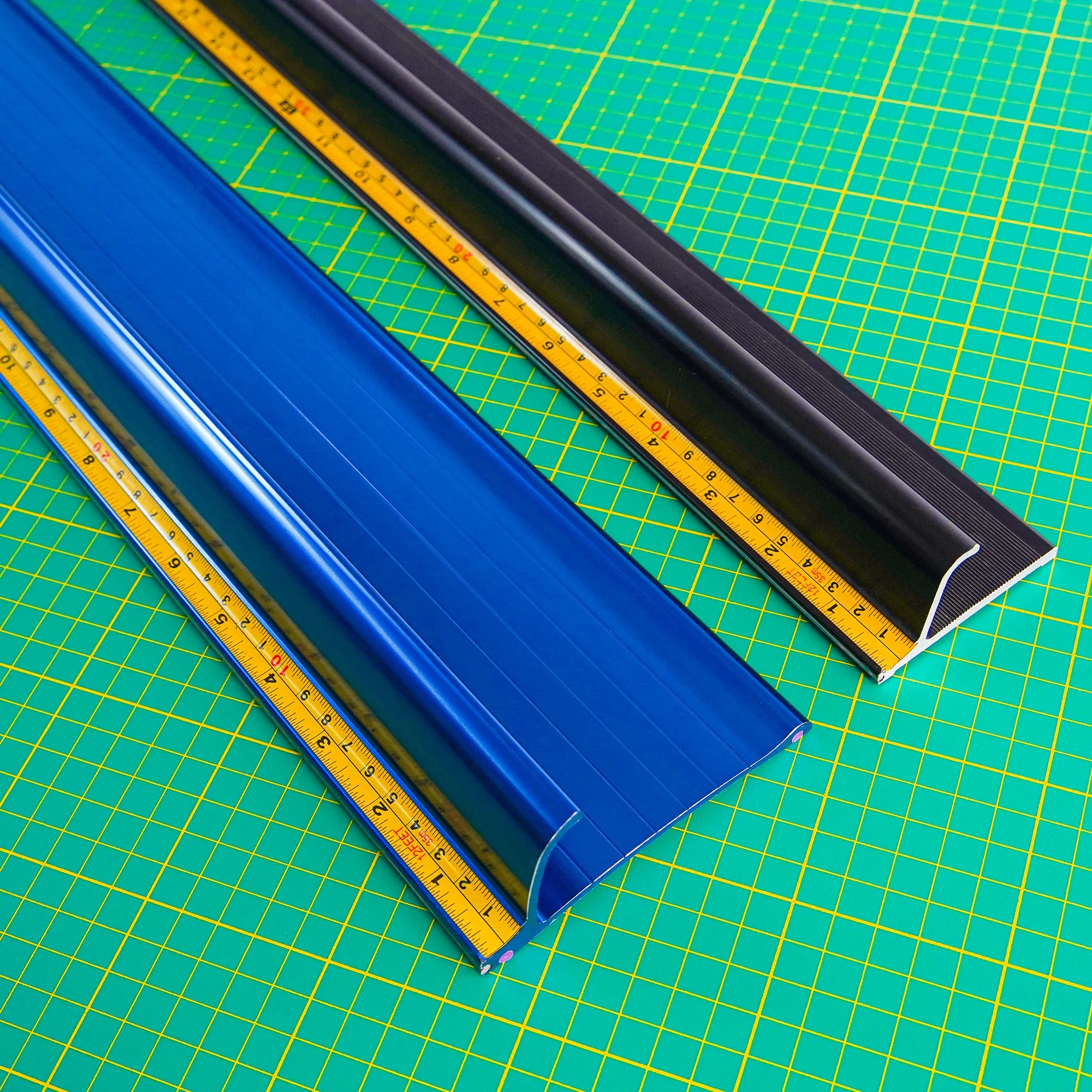 Aluminum Wider Safety Cutting Ruler for Advertising Materials