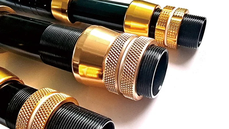 Ferrule Aluminum Trolling Fishing Rod Handle Heavy Duty Component ...