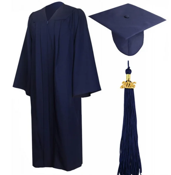 Navy Blue Graduation Cap and Gown for School Customized| Alibaba.com