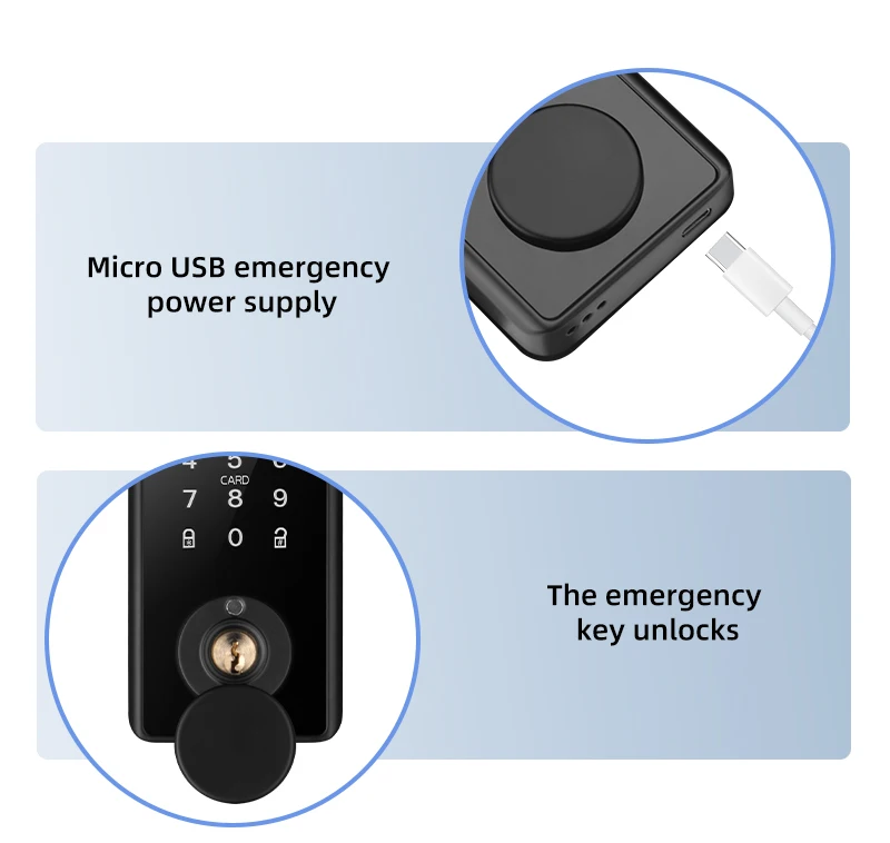 Wholesale Ttlock Smart Fingerprint Knob Security Keyless Electronic Key ...