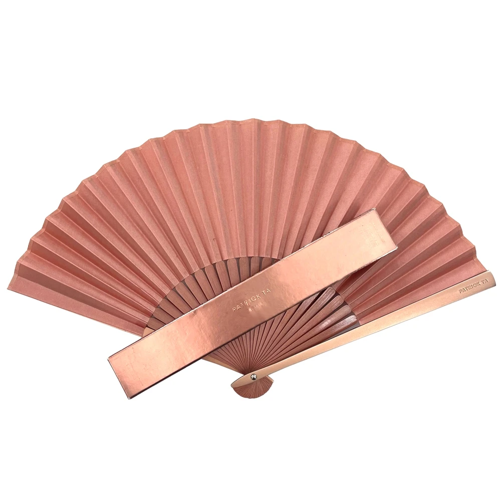 Full Customized Al Metal Hand Fan - Elegant Promotional Gift
