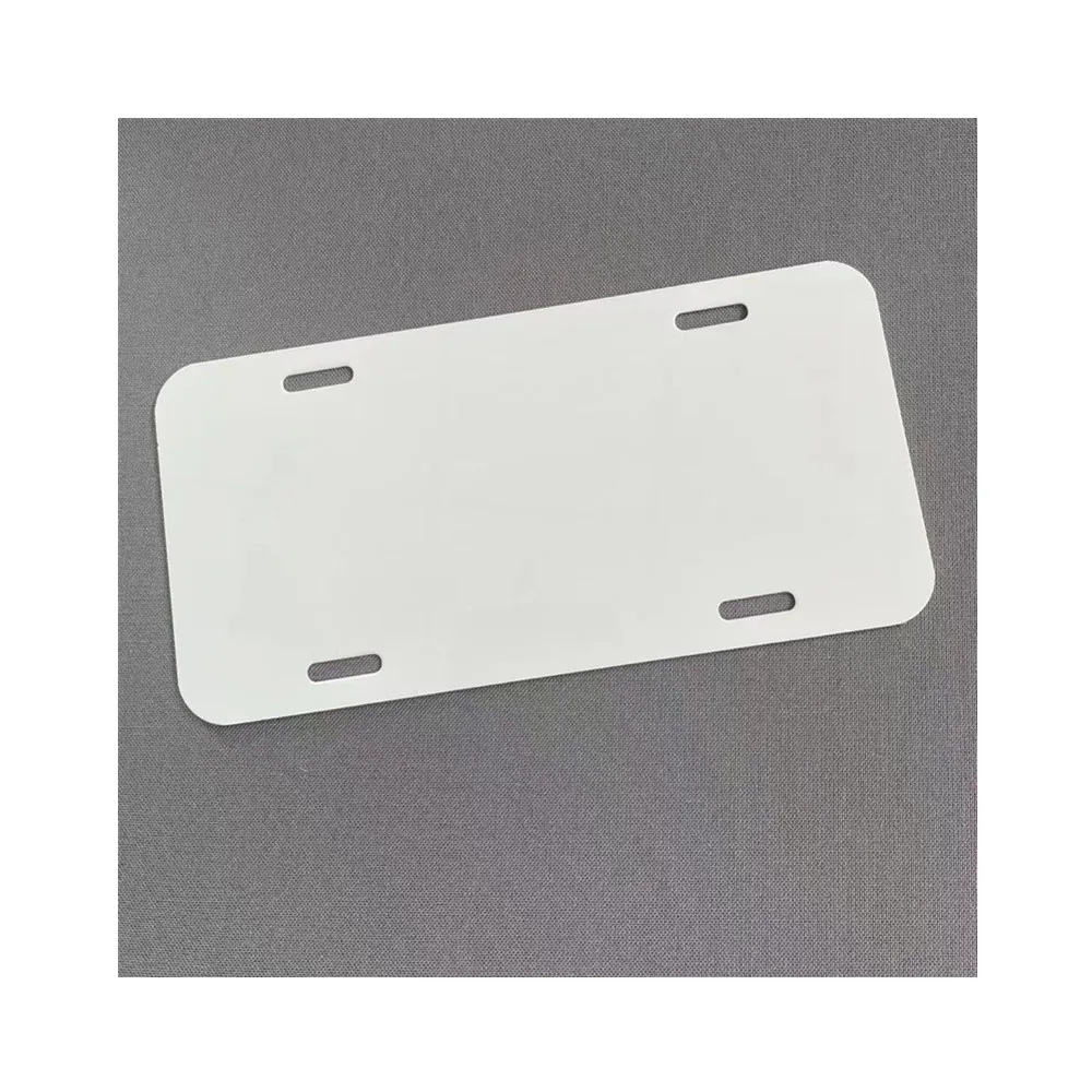 S 10 Pack Sublimation License Plate Blanks - White Aluminum DIY Plates ...