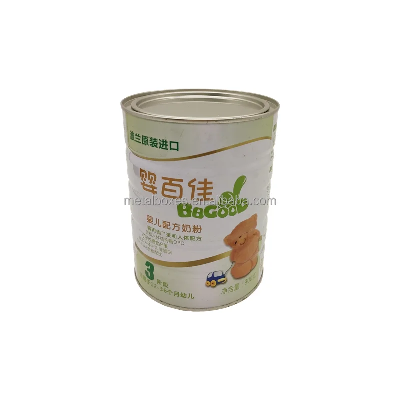 Airtight Milk Powder Tin Can for 200g to 900g - Custom Printing