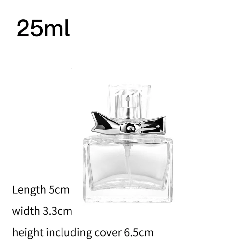 Deluxe Recyclable Bow 30ml 50ml 100ml Glass Perfume Bottle With Pump ...