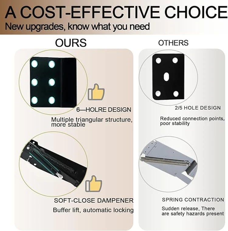 Heavy Duty Hydraulic Lifting Spring for Kitchen Cabinets