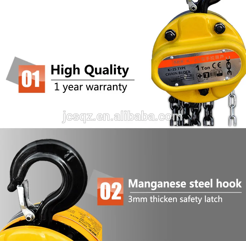 Manual Chain Block Hoist 10t - Efficient Lifting Solutions