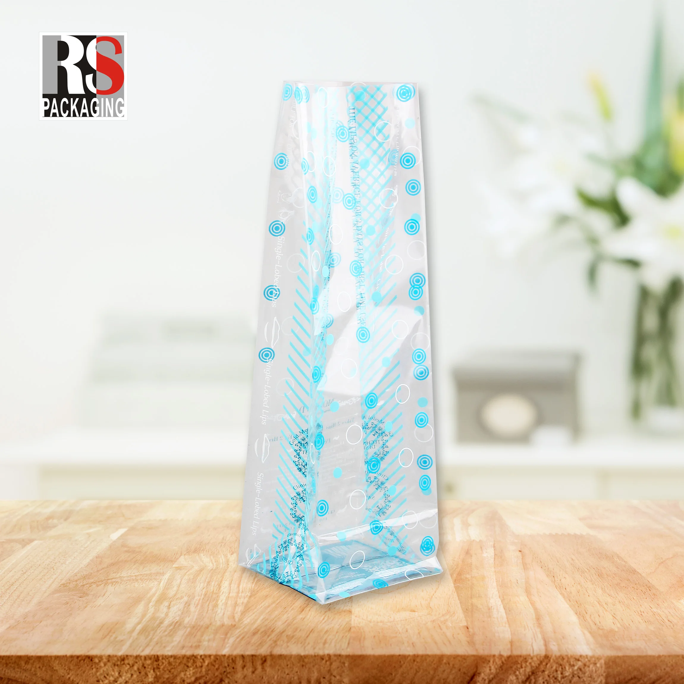 Factory Wholesale Clear Stand Candy Bagcustomized Side Gusset Square ...