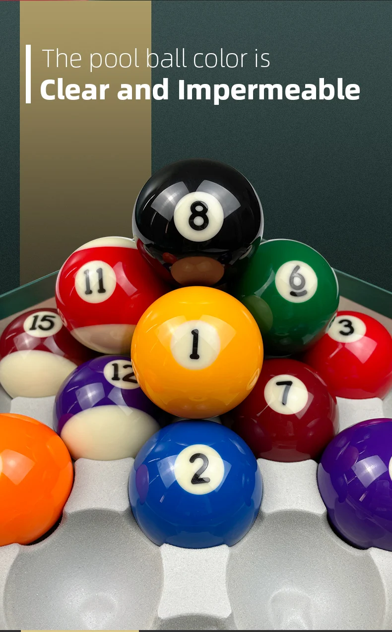 Hongjie Billiards Professional Manufacture 57.2mm 4a Grade Craft Resin ...