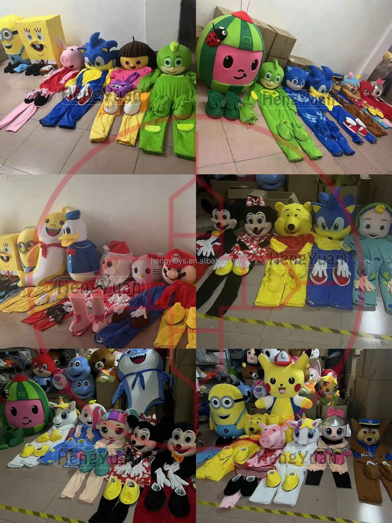 Hengyuan Factory Adult Size Custom Chase Mascots Costumes