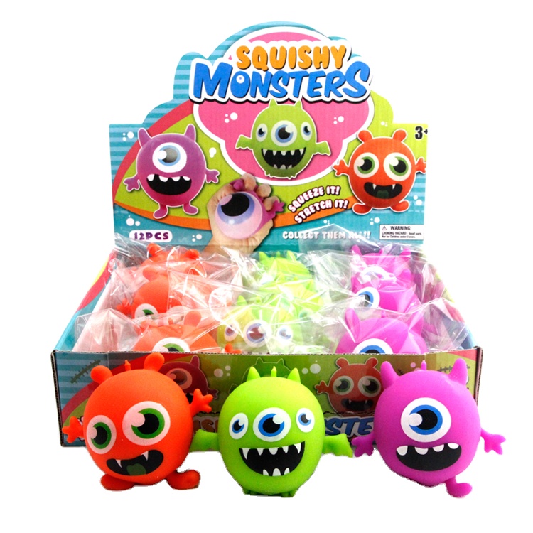 Flour Stress Ball Squeezed Toys For Kids Tpr New Surprise Monsters Ball ...