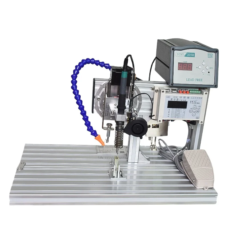 Semi Automatic Wire Cutting, Stripping & Soldering Machine