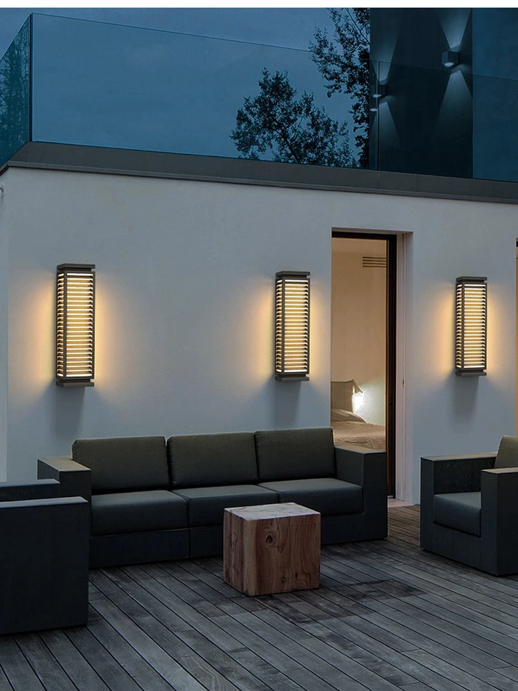 Outdoor Courtyard Gate Villa Wall Light Ip65 Waterproof Household ...