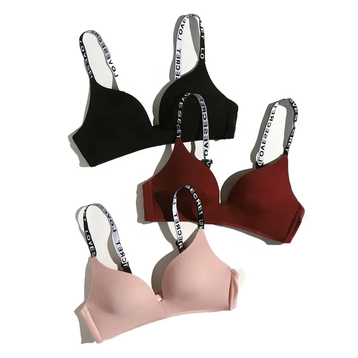 High Quality Colorful Sexy Letter Design Seamless Bra For Women - Buy ...